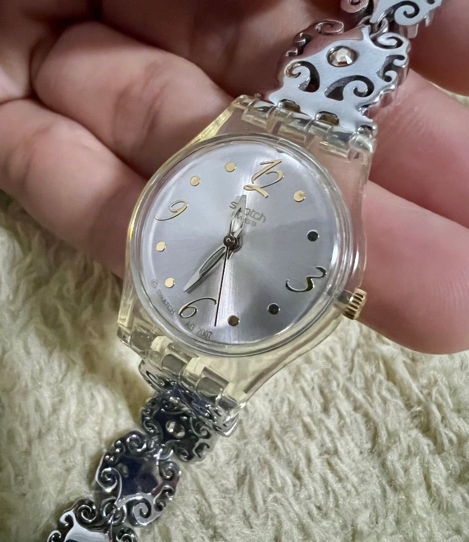 Swatch Crystal Lace Lady Watch - Swiss Made - Never used, Women's ...