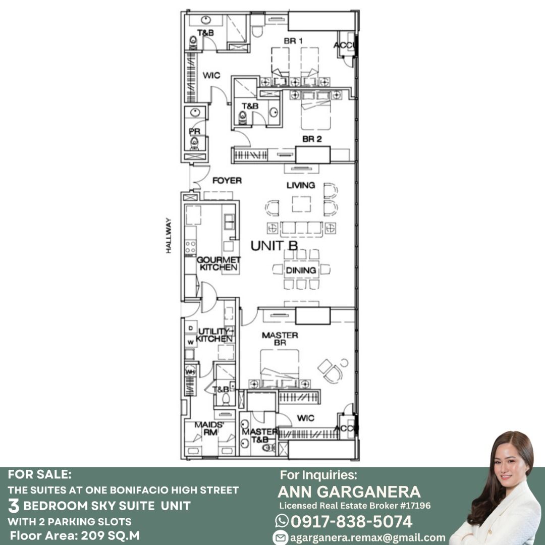 THE SUITES BGC FOR SALE THE SUTES AT ONE BONIFACIO HIGH STREET 3BR ...