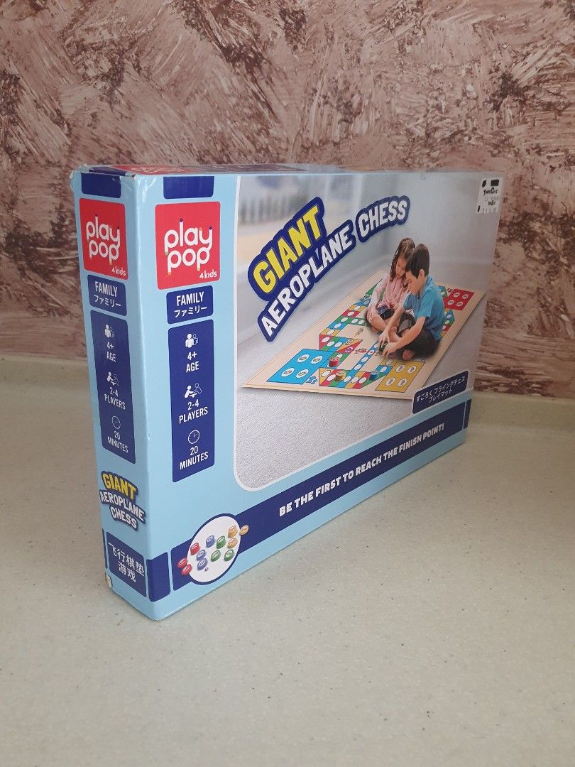 Toys R'Us PlayPop Giant Aeroplane Chess (2-4 Players), Hobbies & Toys ...