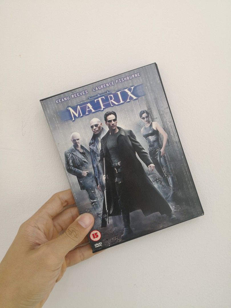 Ultra Rare The Matrix Dvd 1999 Warner Bros Movie English Classic Popular Keanu Reeves Scene ...