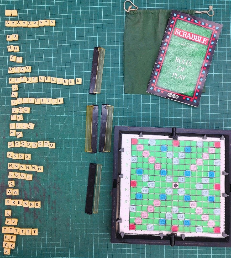 Ultra Rare Vintage Pocket Scrabble 1997 Classic Boardgame Travel On The ...