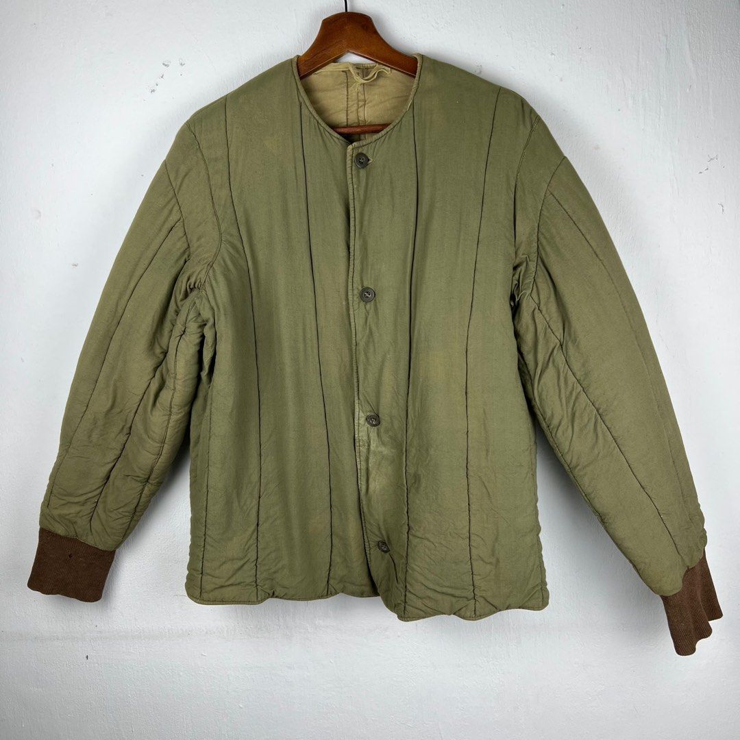 Vintage 60s M60 Czech Army Cold Weather Padded Jacket Liner, Men's ...