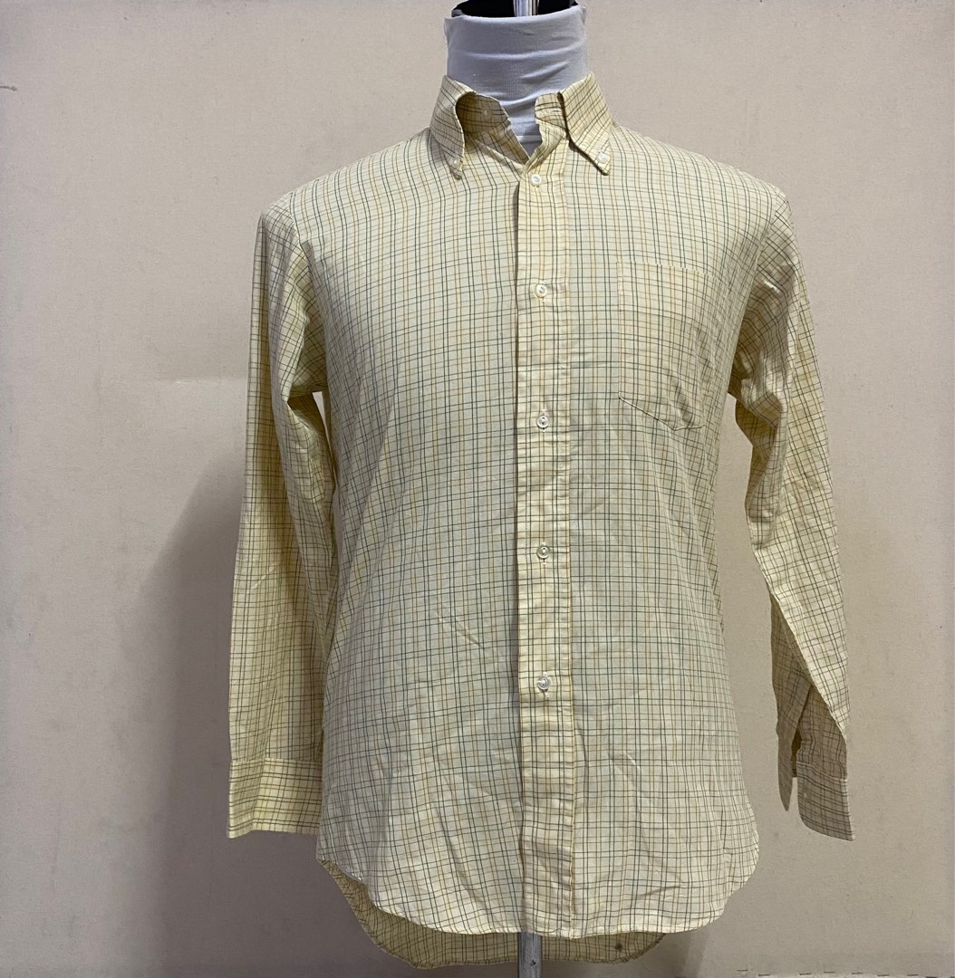 Vintage vtg button down back button skinhead, Men's Fashion, Tops ...
