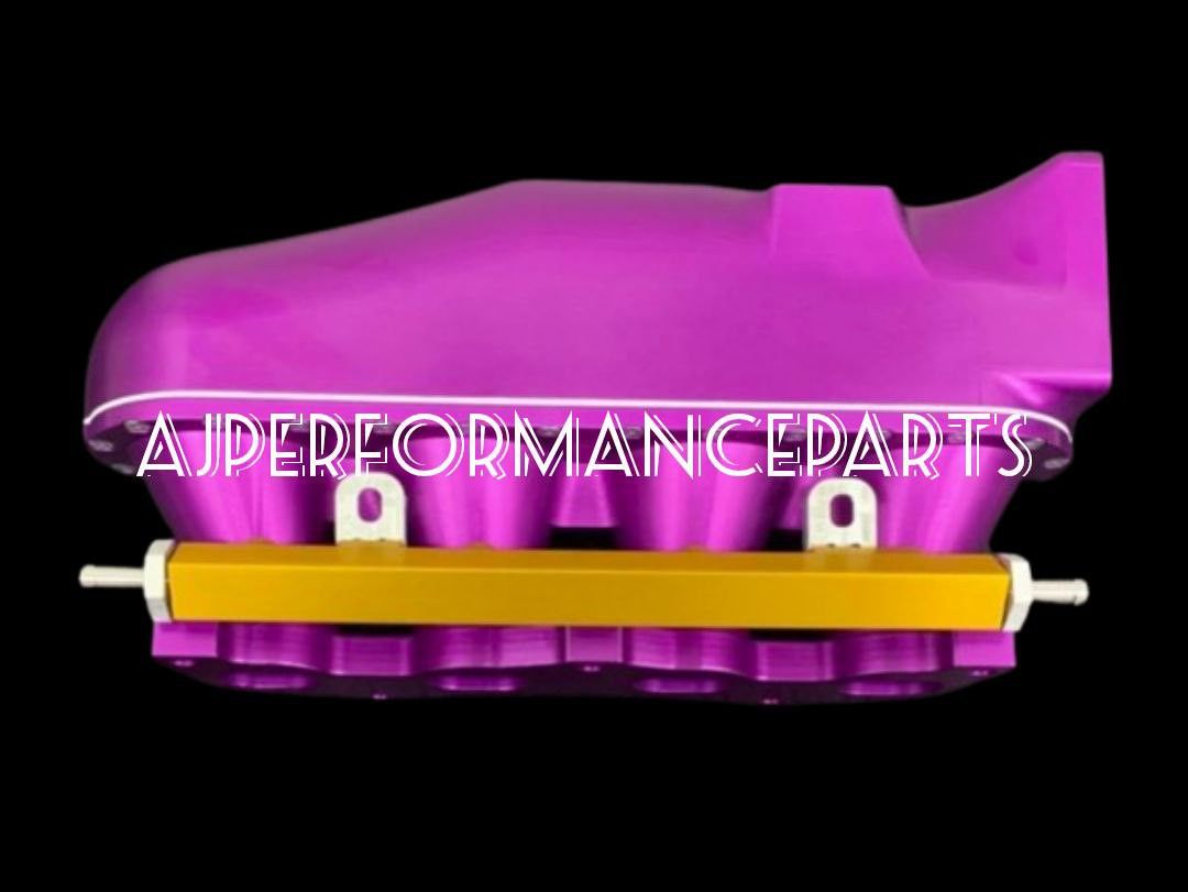VR VELOCITY RACE PERFORMANCE BILLET INTAKE MANIFOLD ANODIZED PURPLE ...