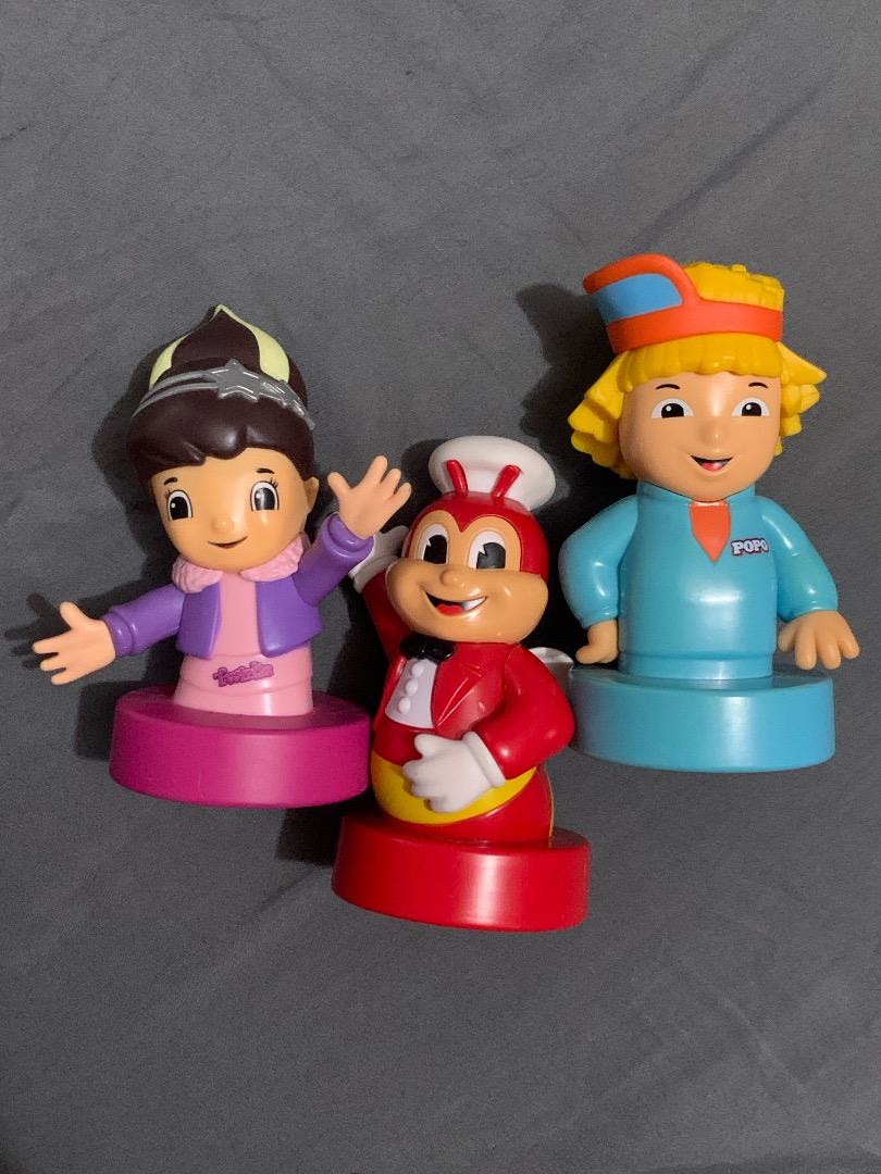 2017 Jollibee Kiddie Meal: Jolly Coin Bank (Set of 3) - Jollibee, Popo ...