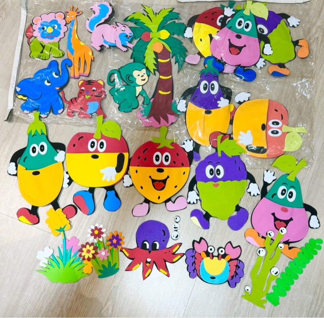 80% OFF BN Cute Foam Characters for Classroom & Home Displays, Hobbies ...