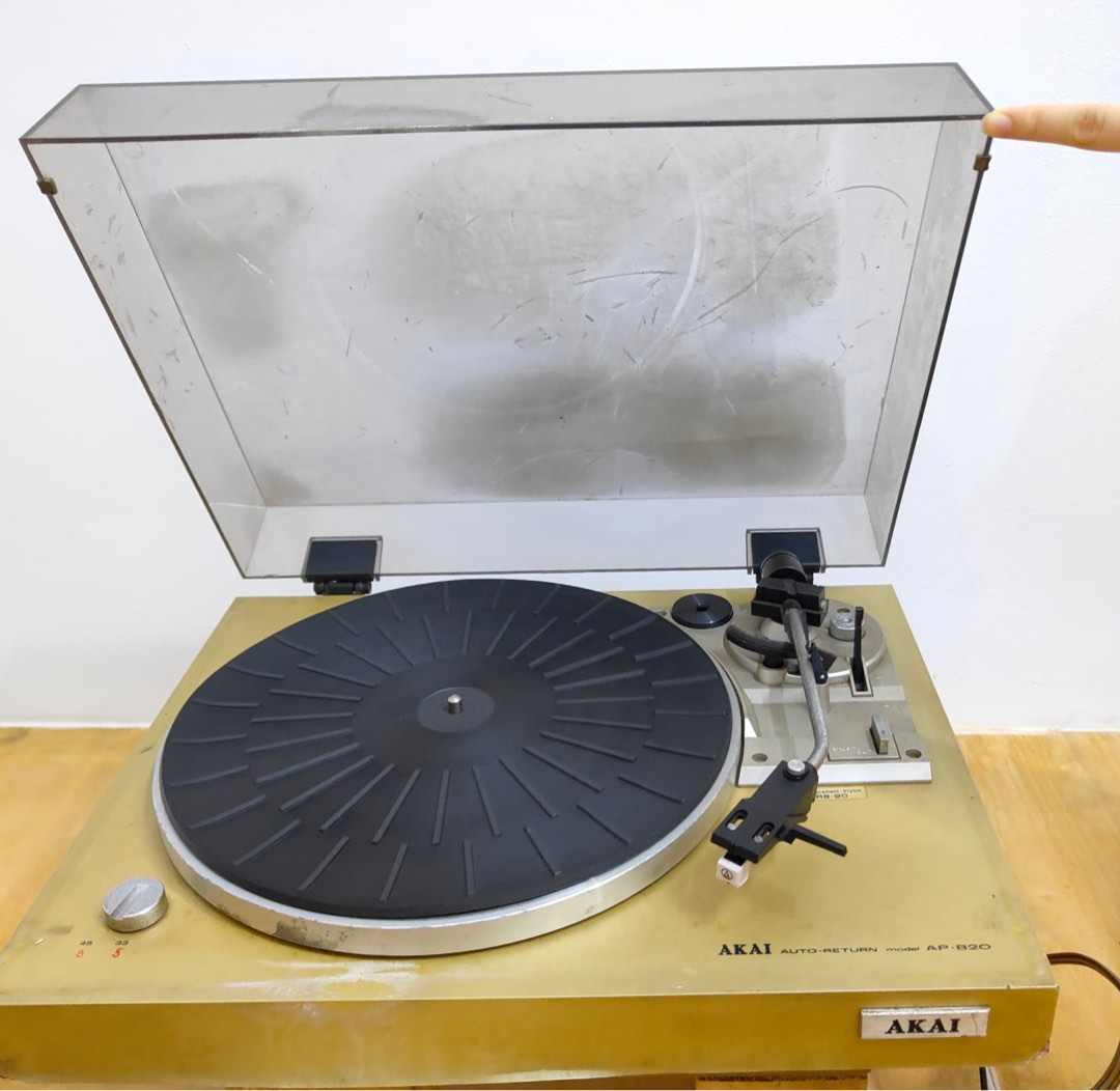 AKAI - Vintage Turntable Belt Drive Auto- return Record Player Model AP ...