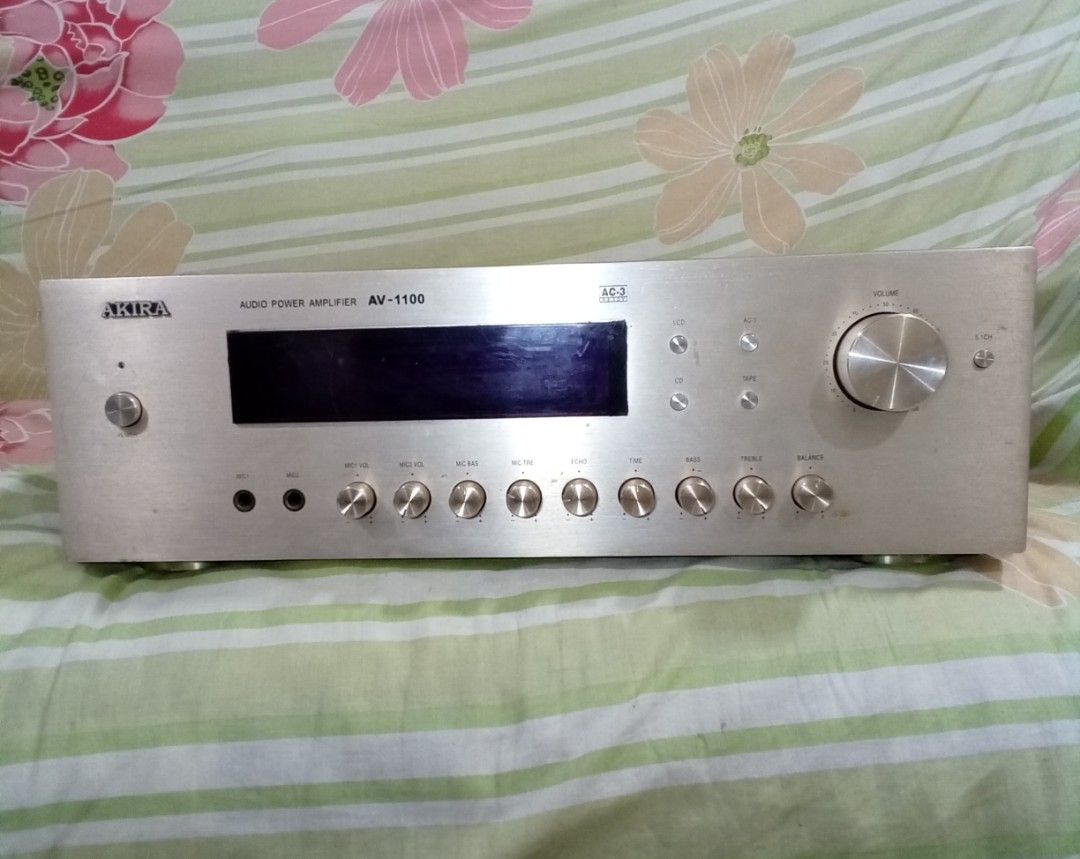 Akira Power Amplifier + free sambungan Bluetooth module, Audio ...