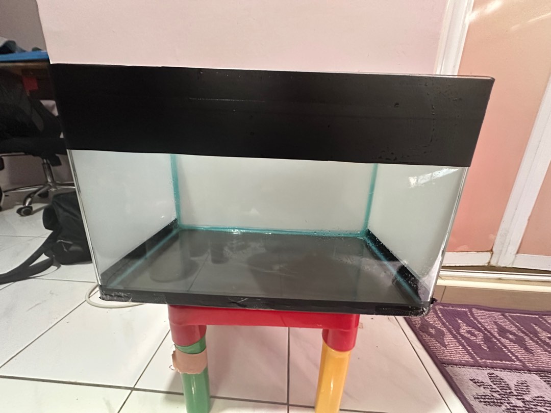 Aquarium size 17x9x11 inci (curved tank), Pet Supplies, Homes & Other ...