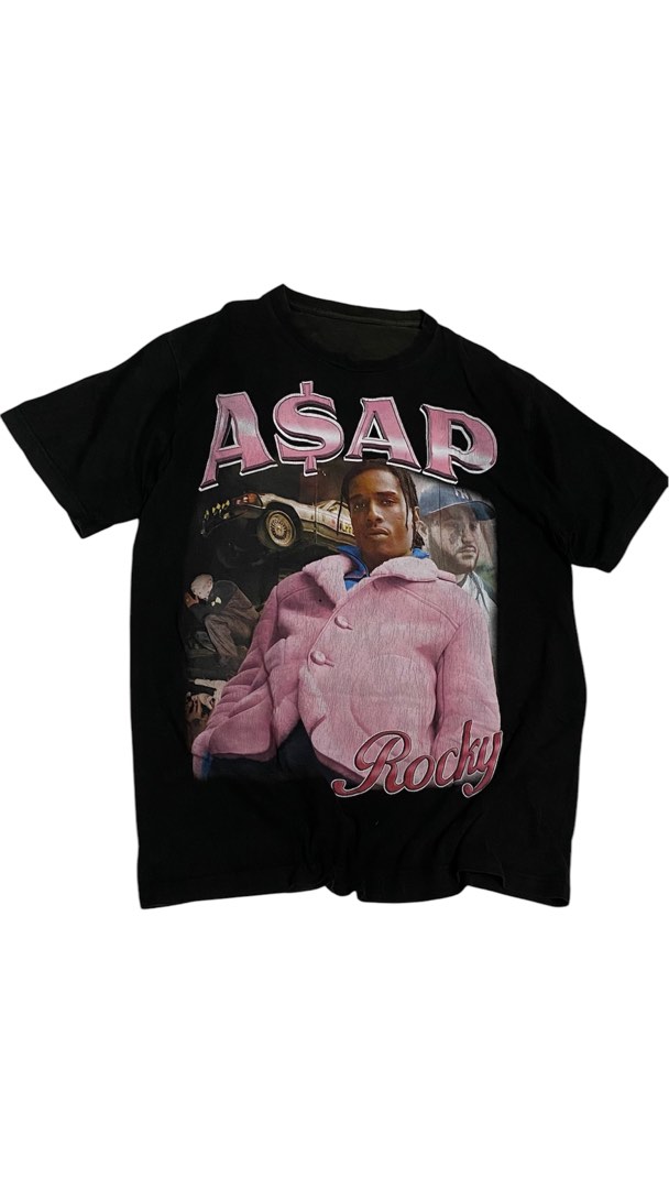 Asap Rocky Vintage Type Cut Tag, Men's Fashion, Tops & Sets, Tshirts ...