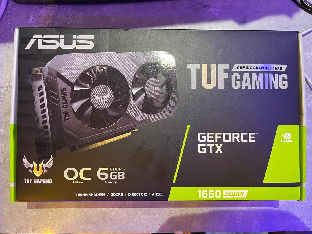 ASUS TUF 1660S 6G GAMING, Computers & Tech, Parts & Accessories, Computer Parts on Carousell