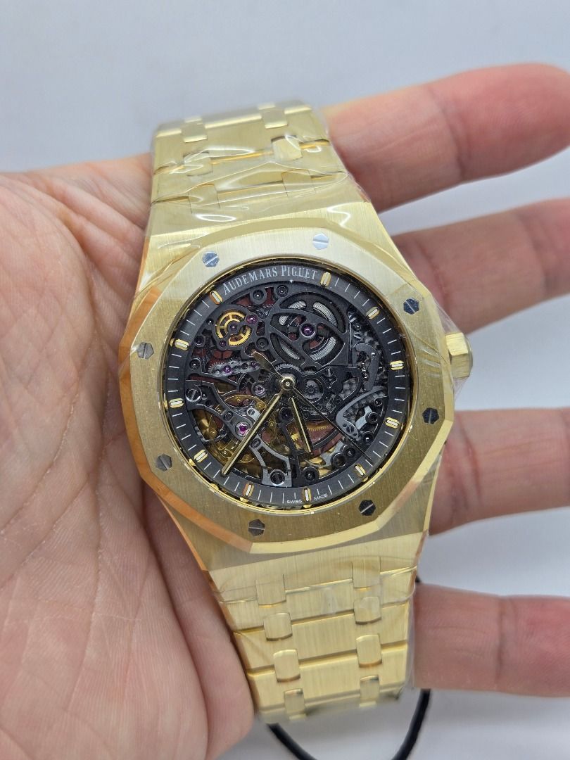Audemars Piguet Royal Oak Double Balance Wheel Yellow Gold 15407BA ...