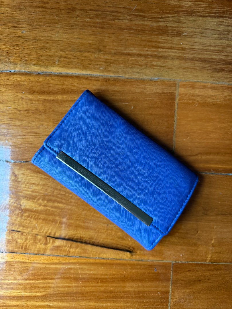 Blue Tri-fold Wallet Marithe Francois Girbaud, Women's Fashion, Bags ...