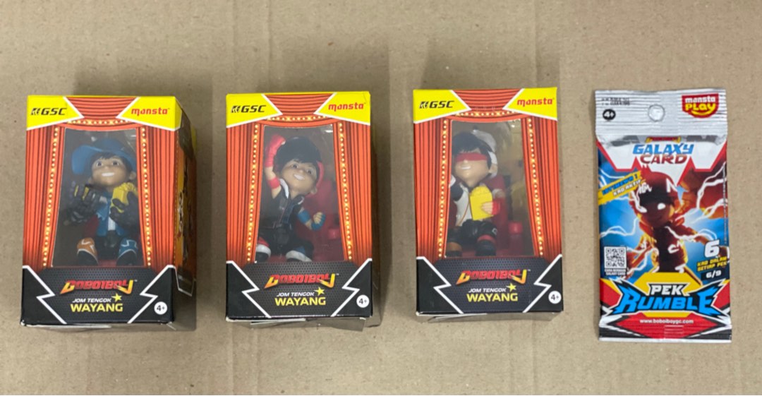 Boboiboy GSC sealed box set + Pek Rumble S, Hobbies & Toys, Toys ...
