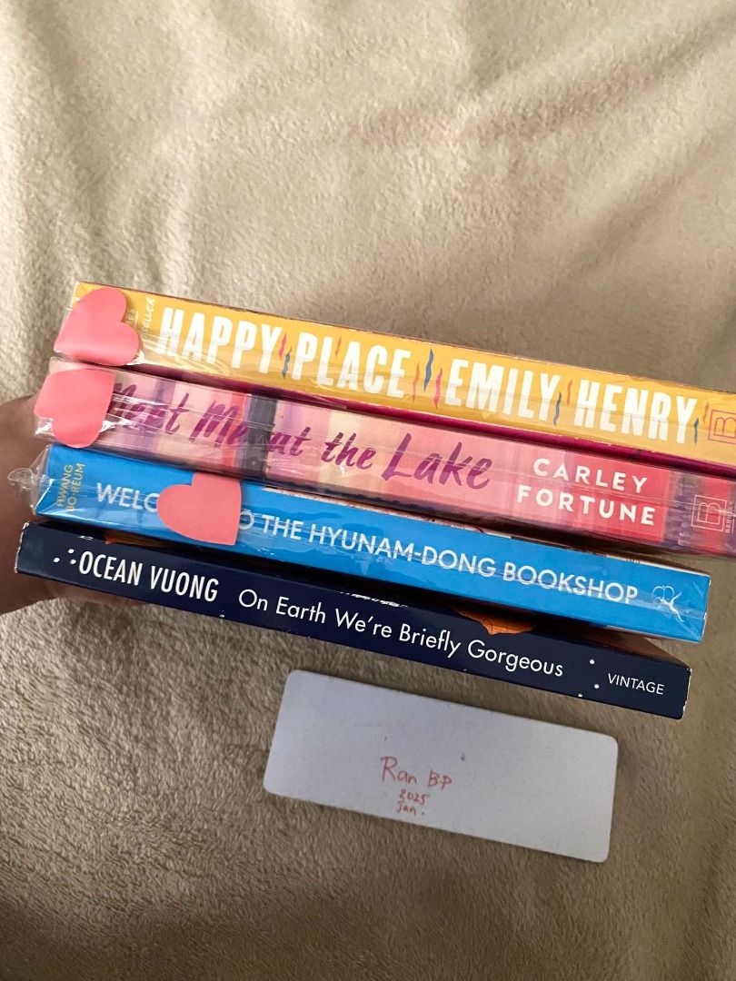 Booktok Books for Sale: Happy Place by Emily Henry, Welcome to the ...