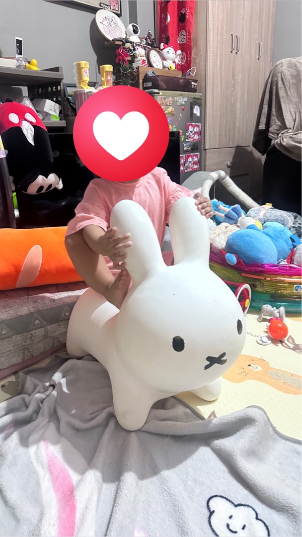 Bruna Bonbon Miffy Ride On inflatable, Hobbies & Toys, Toys & Games on ...