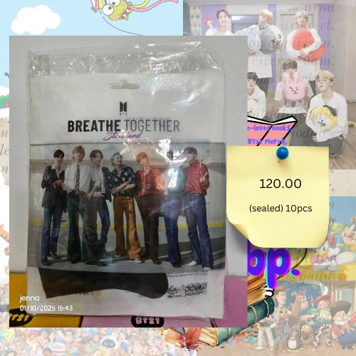 BTS Breathe Together Face Mask (10 PCS), Hobbies & Toys, Memorabilia & Collectibles, K-Wave on ...