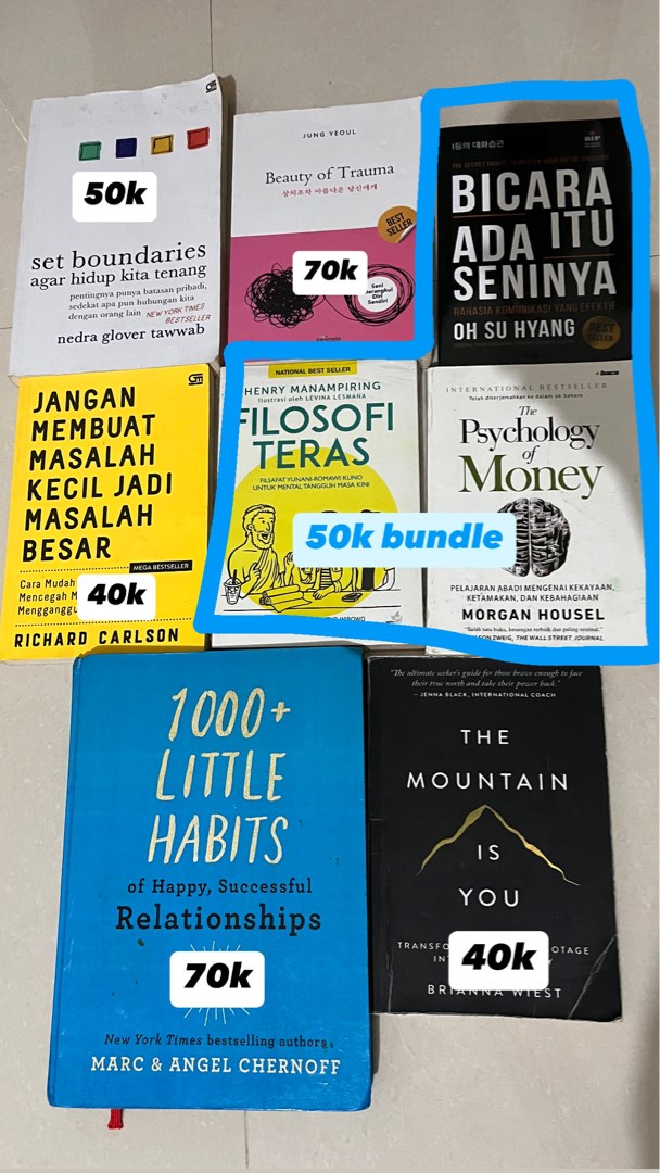 Buku Self Development, Buku & Alat Tulis, Buku di Carousell