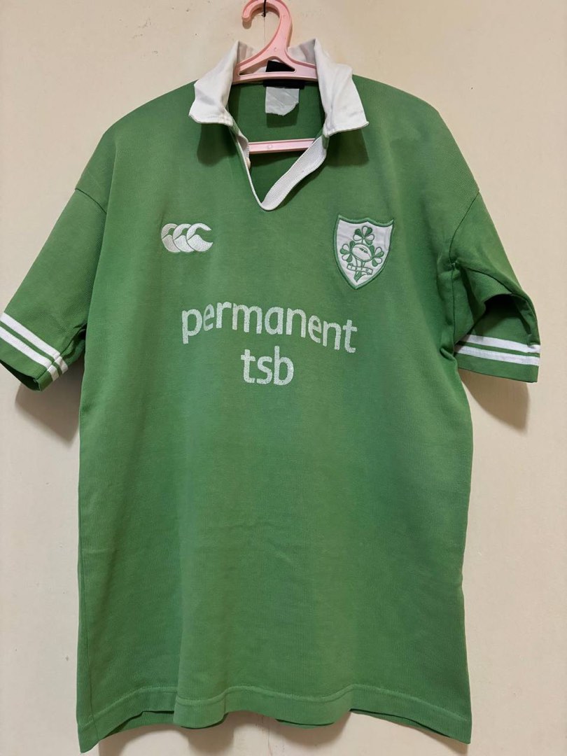 CANTERBURY IRELAND RUGBY POLO, Men's Fashion, Tops & Sets, Tshirts ...