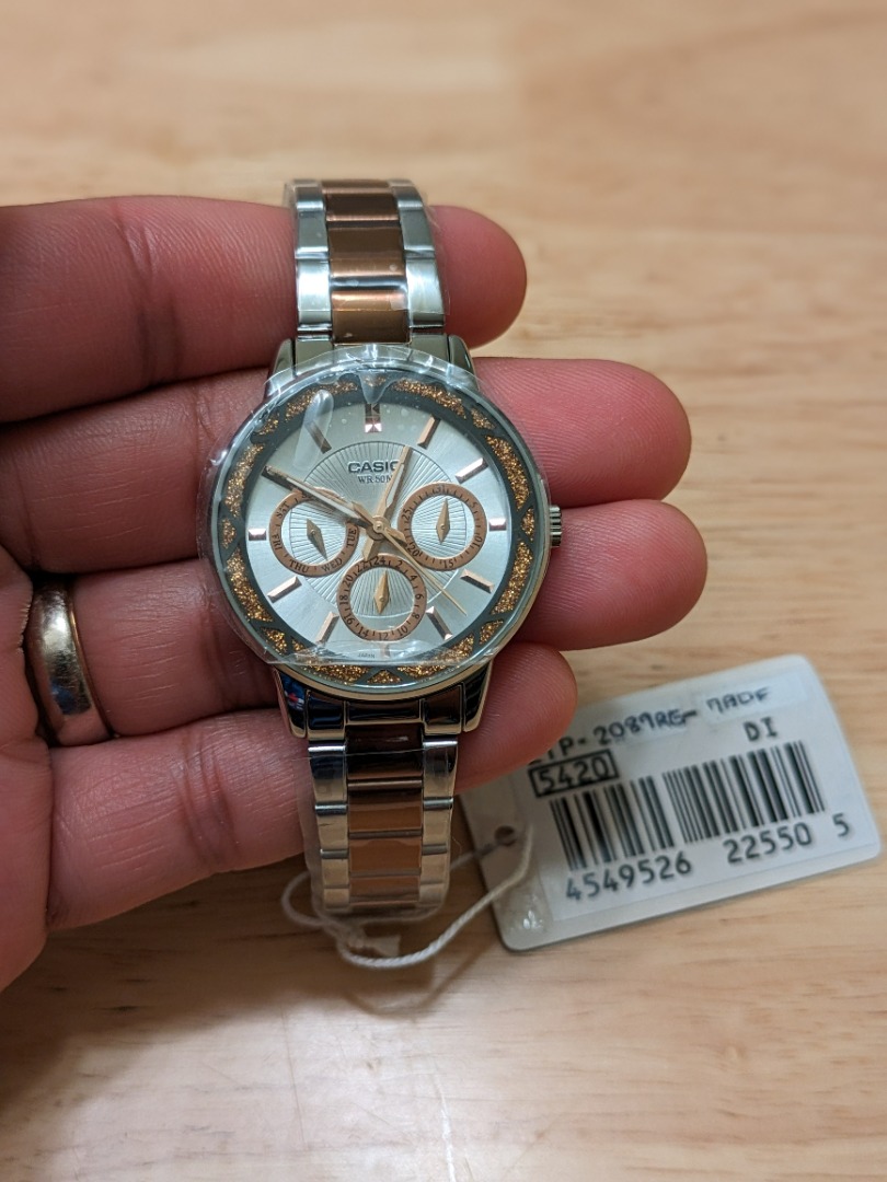 Casio Enticer Two-Toned Watch for Women, Women's Fashion, Watches ...