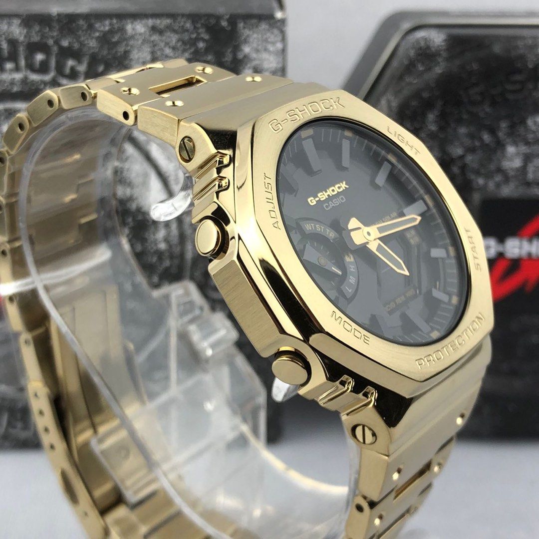 Casio G-Shock Analog-digital Octagonal Bezel Series GM-B2100GD-9, Men's ...