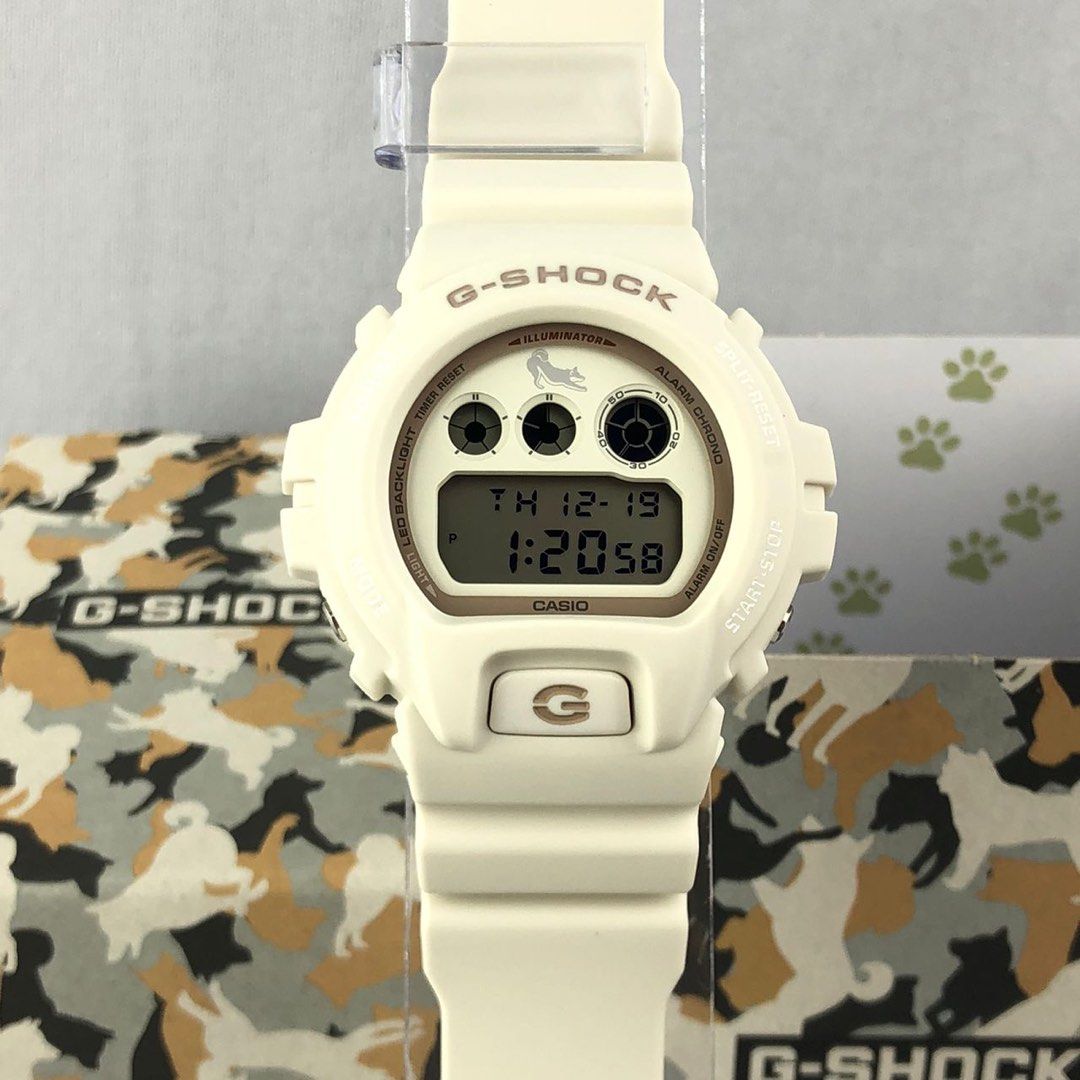 Casio G-Shock Shiba Inu Limited Series DW-6900SHB-7, Men's Fashion ...