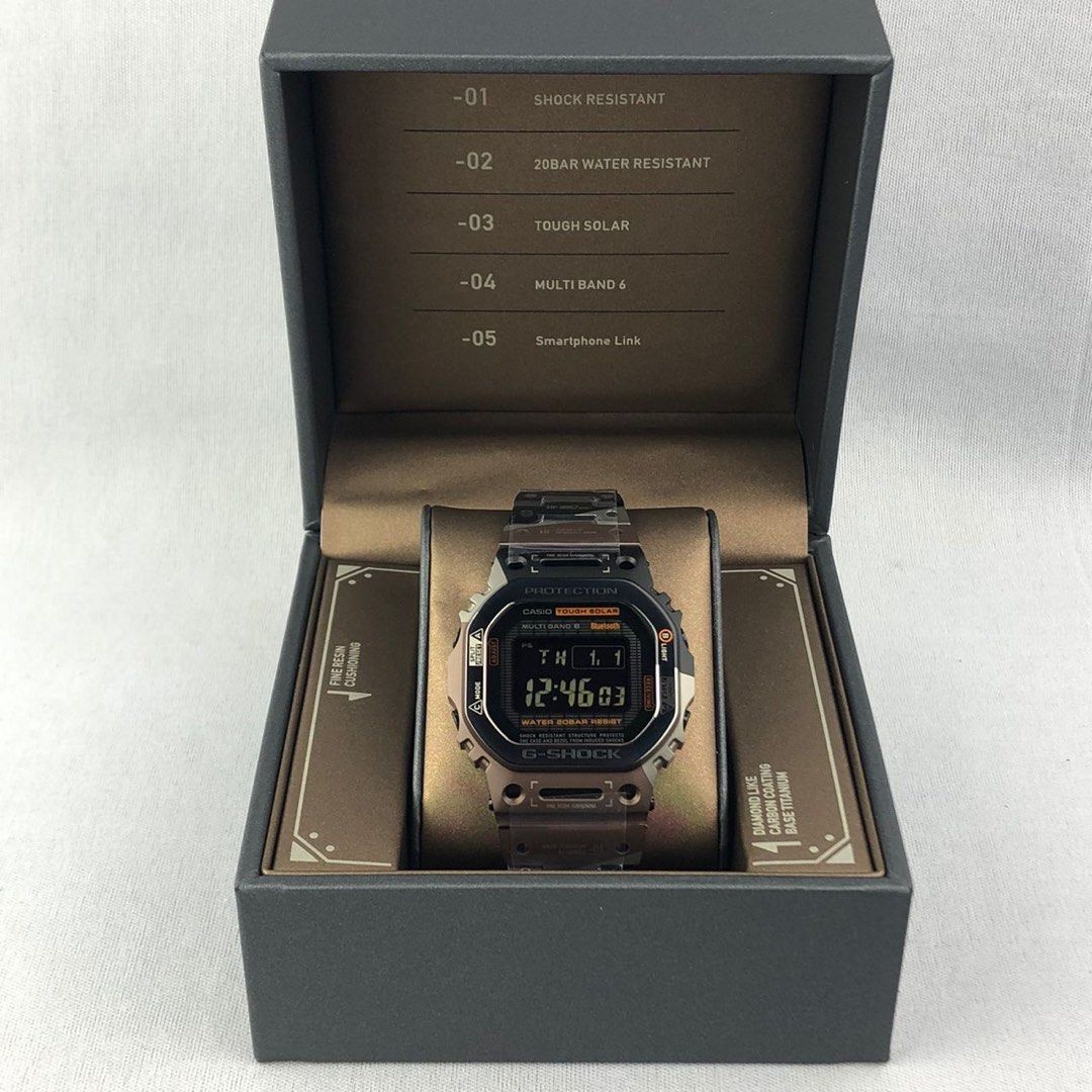 Casio G-Shock Titanium Virtual Camouflage Limited Edition GMW-B5000TVB-1 Tough Solar Bluetooth ...