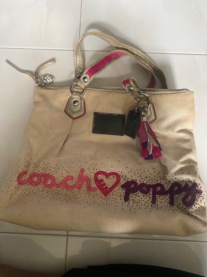 Coach Poppy limited edition, Luxury, Bags & Wallets on Carousell