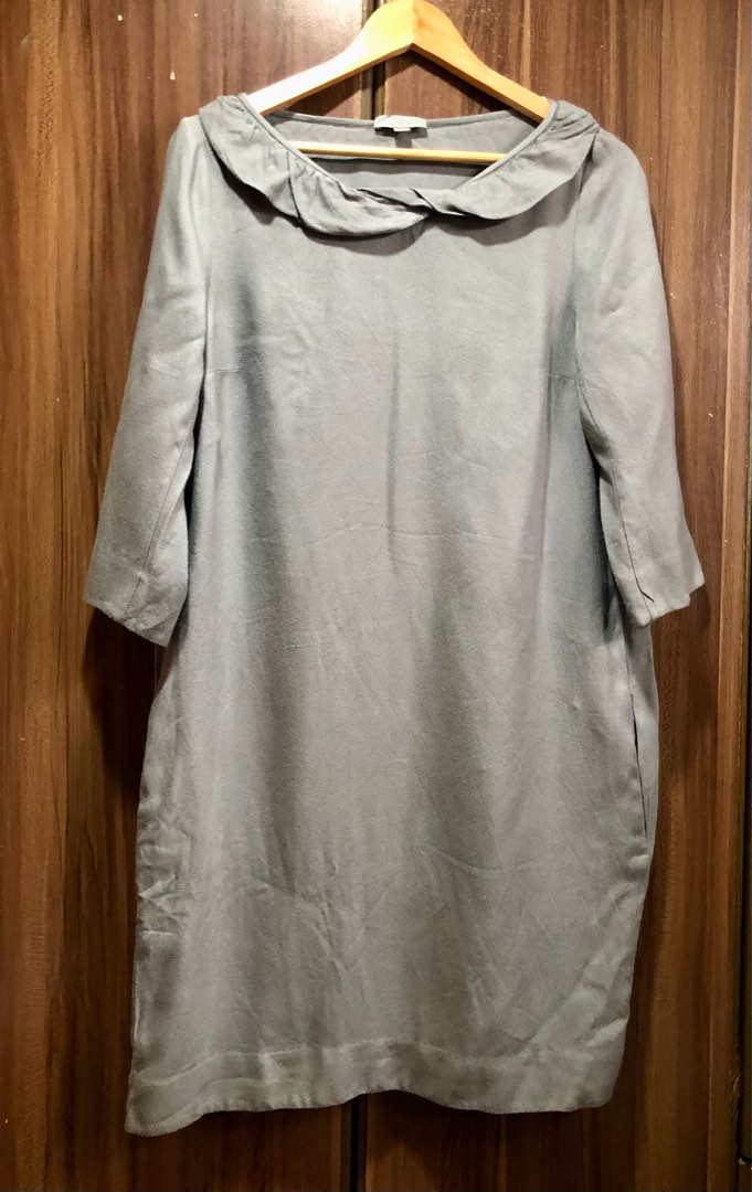 COS GRAY DRESS, Women's Fashion, Dresses & Sets, Dresses on Carousell