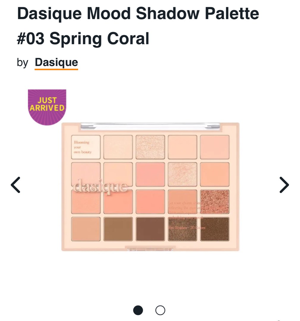 Dasique #03 Spring Coral, Beauty & Personal Care, Face, Makeup Products ...