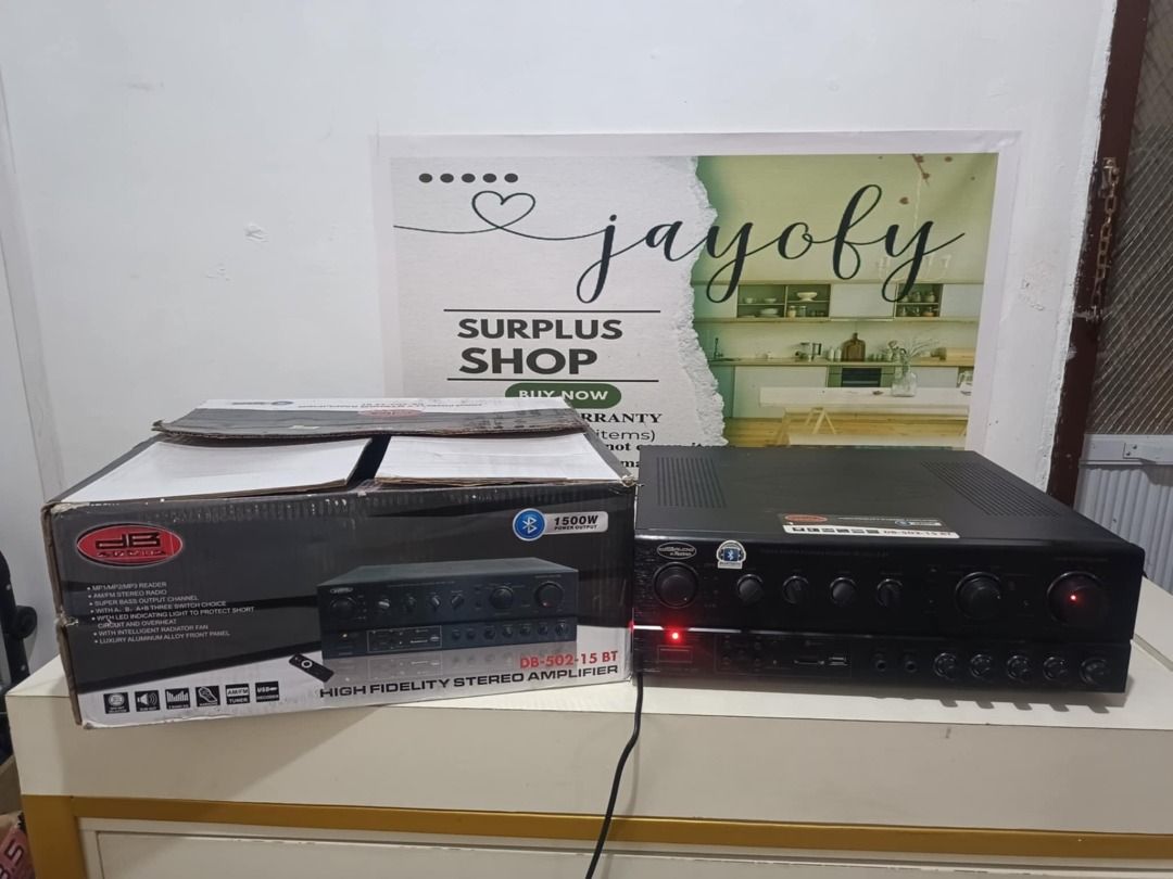 DB AUDIO High Fidelity Stereo Amplifier 1500W Power Output, Audio ...