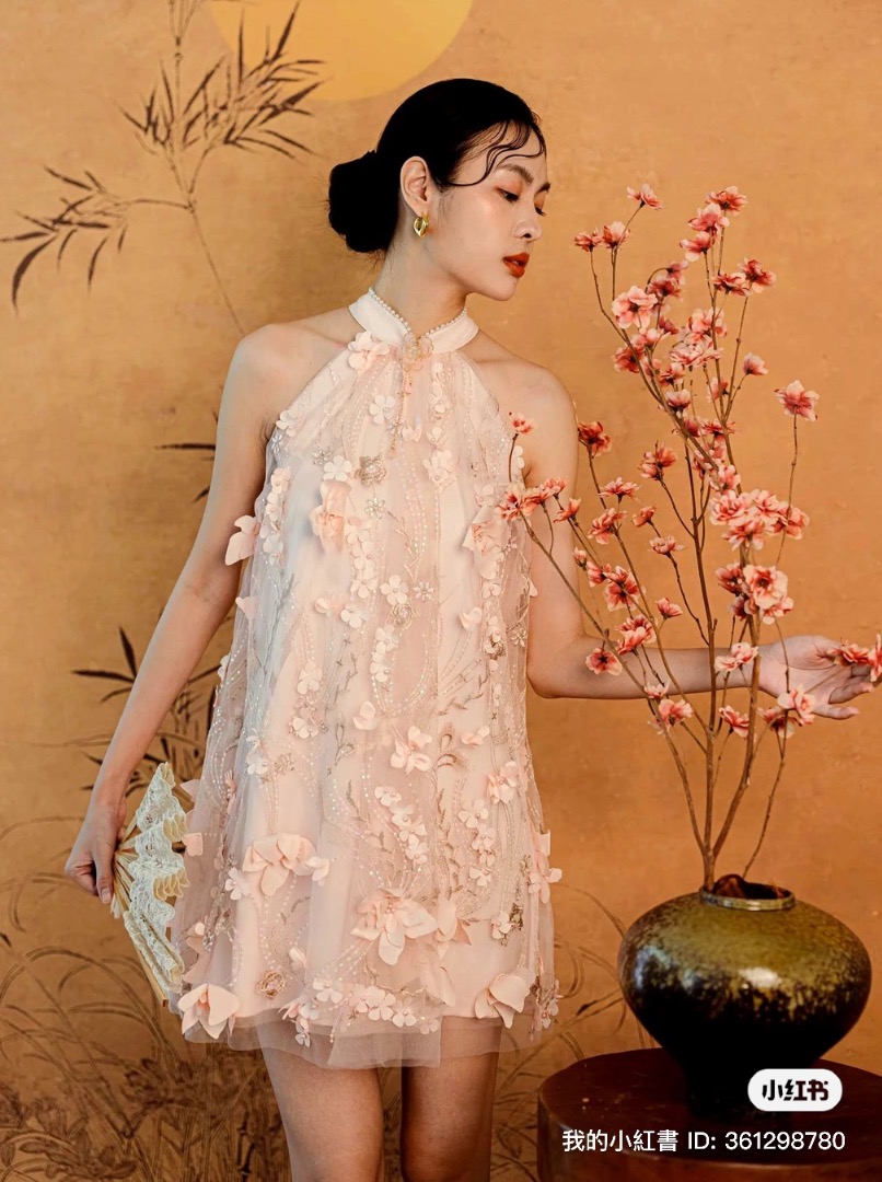 Doublewoot Xue Hua Qipao Dress, Women's Fashion, Dresses & Sets ...