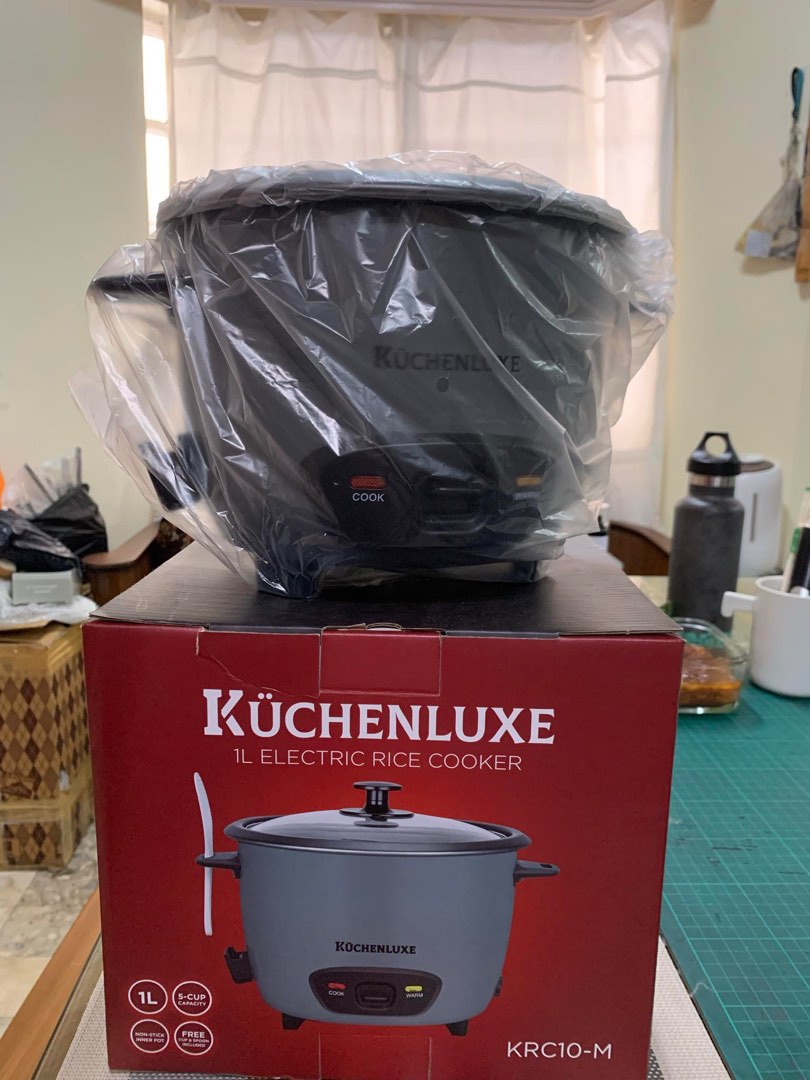 Electric Rice Cooker 1L 5 cups, TV & Home Appliances, Kitchen ...