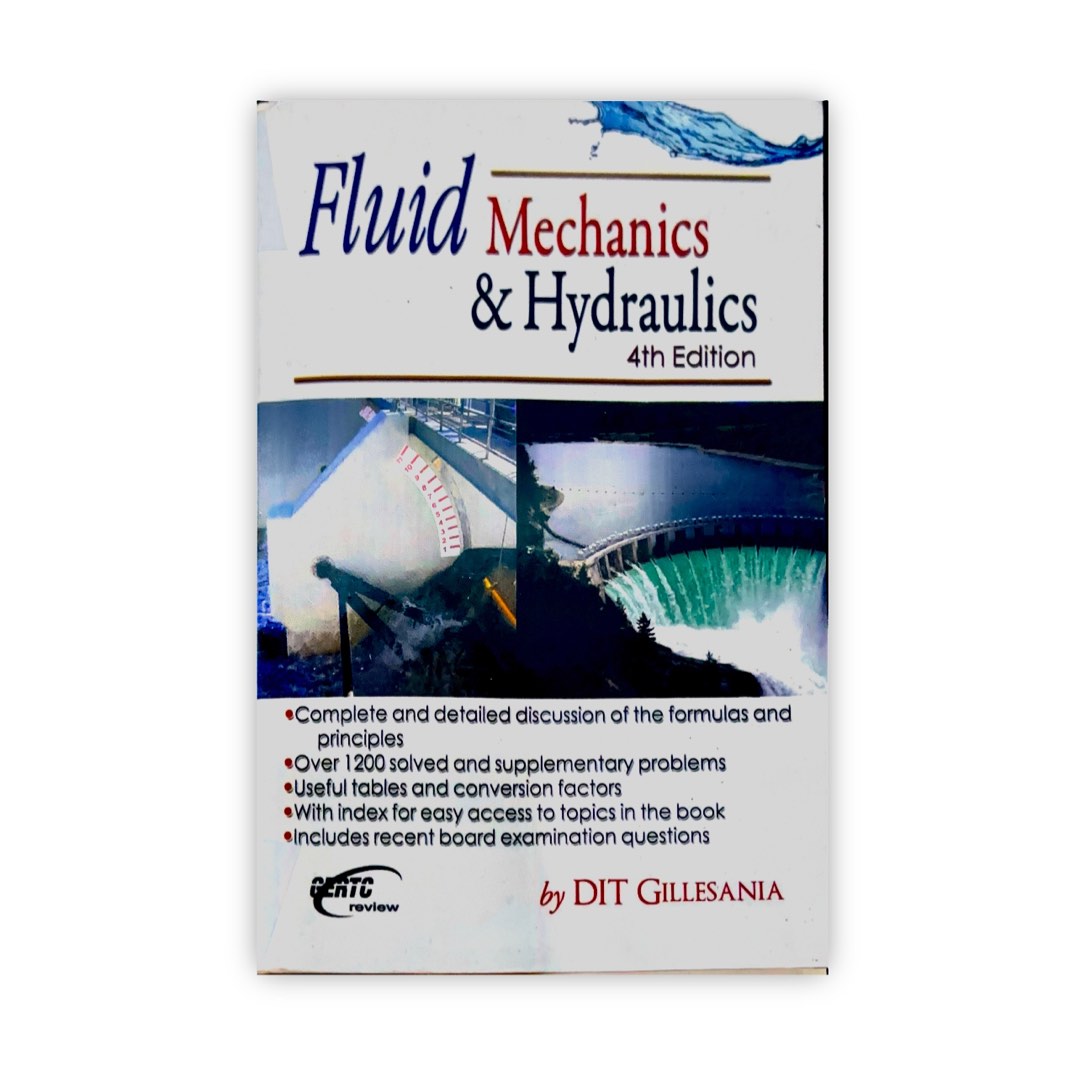 Fluid Mechanics & Hydraulics 4th Ed by Gillesania, Hobbies & Toys, Books & Magazines, Textbooks ...