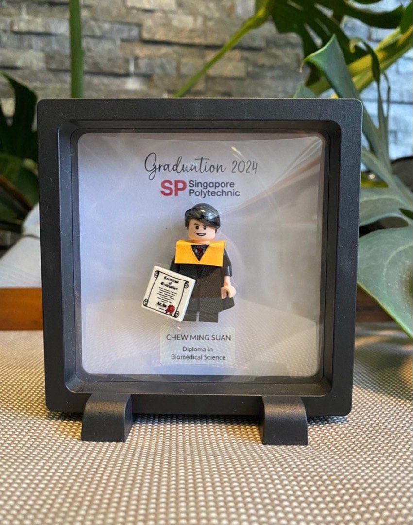 [Graduation gift][graduation gown] Customised graduation figurine in PE ...