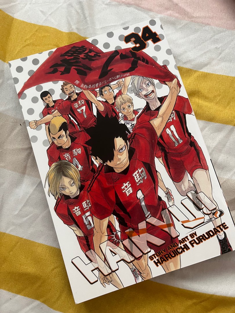 HAIKYUU MANGA VOLUME 34, Hobbies & Toys, Books & Magazines, Comics ...
