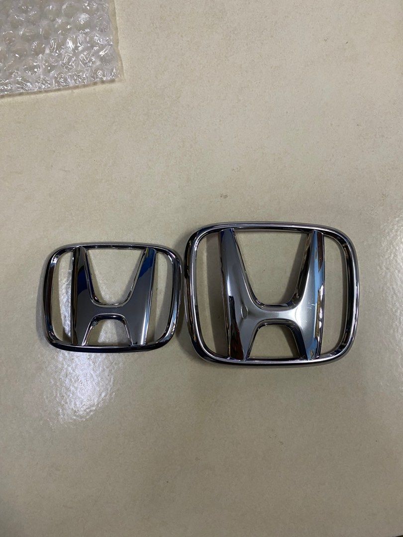 Honda Civic ES (RX2) Front & Rear logo, Auto Accessories on Carousell
