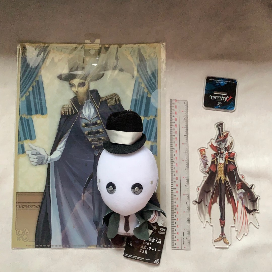 Identity V Ripper Jack plush clearfile folder acrylic stand bundle set ...