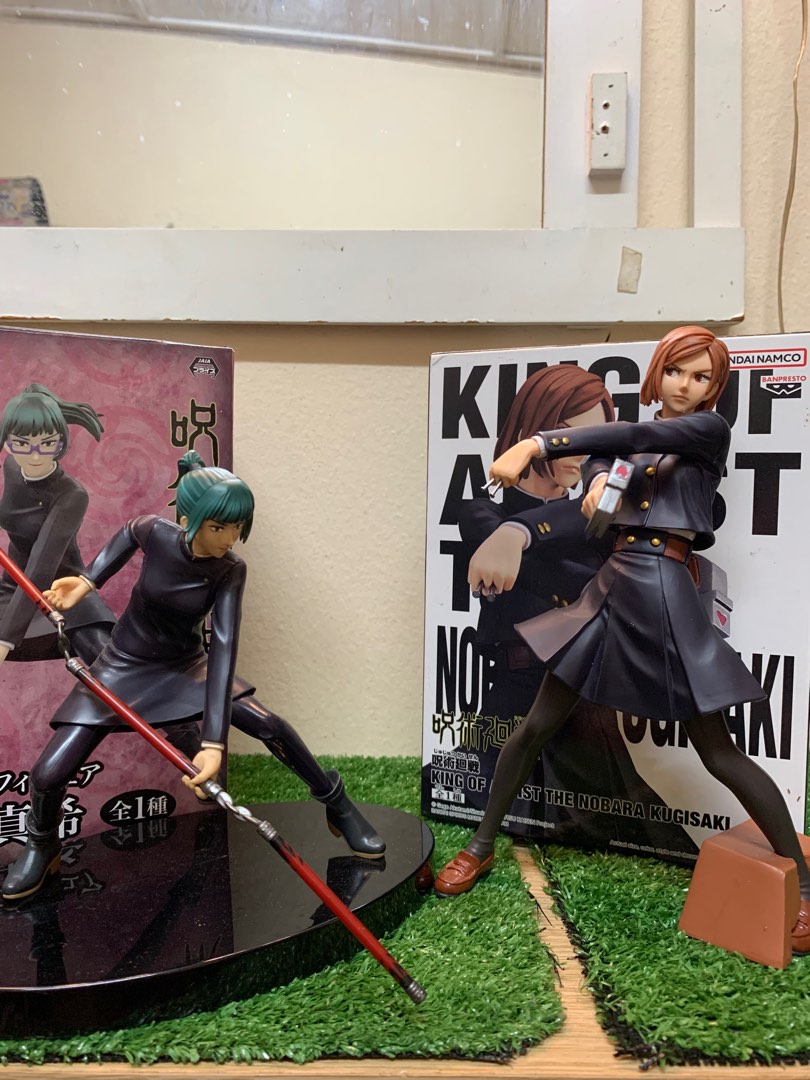 Jujutsu kaisen Nobara and maki figure combo, Hobbies & Toys, Toys ...