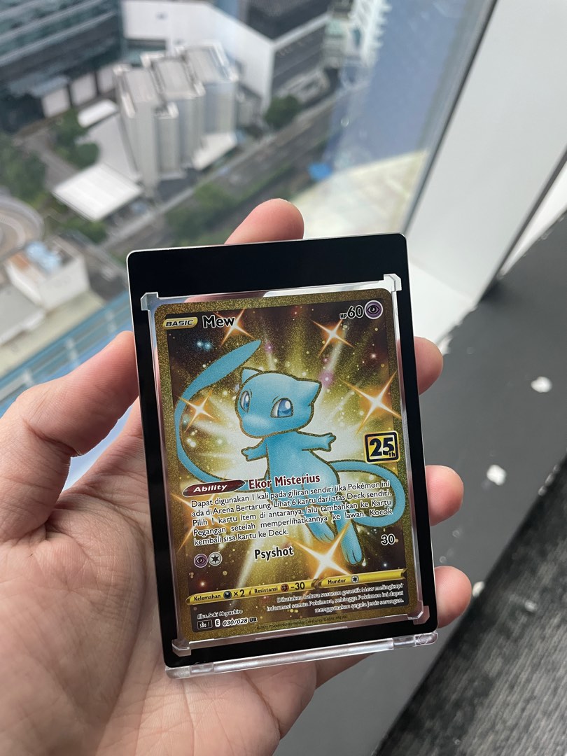 Kartu Pokemon Mew Gold 25th Anniversary Rare, Toys & Collectibles ...