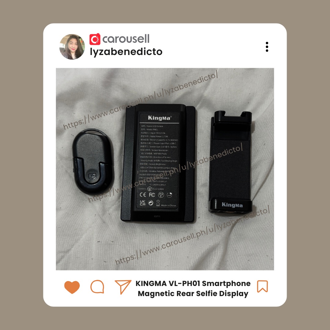 KINGMA VL-PH01 Smartphone Magnetic Rear Selfie Display, Computers ...