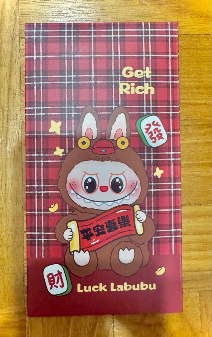 Labubu Red Packets (Ang Pao), Hobbies & Toys, Stationery & Craft ...