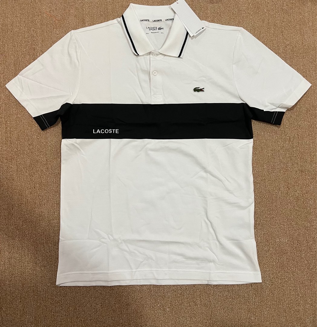 Lacoste White Polo Shirt, Men's Fashion, Tops & Sets, Tshirts & Polo Shirts on Carousell