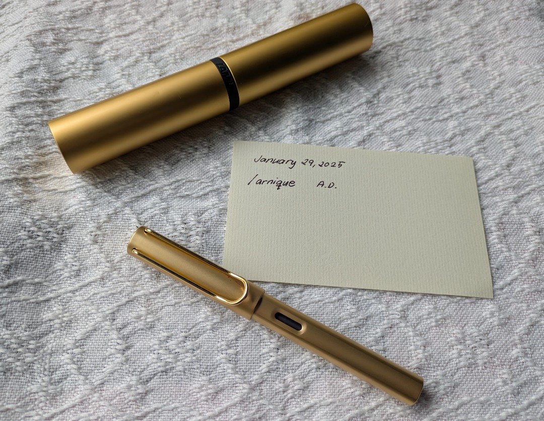 Lamy LX Gold Fountain Pen, Hobbies & Toys, Stationary & Craft, Other ...