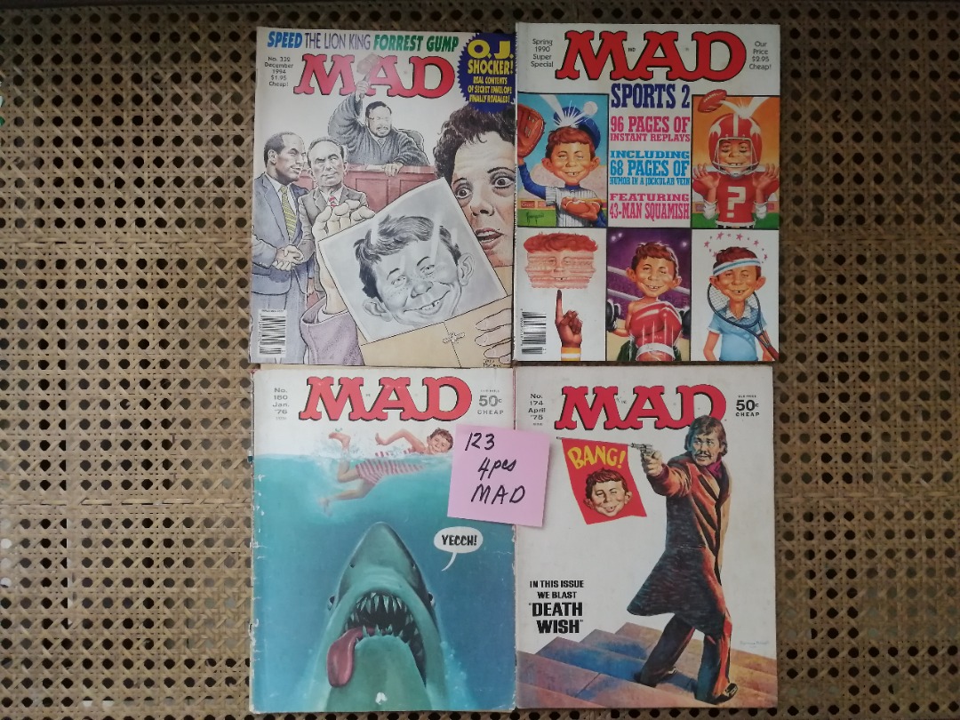 MAD #123 vintage magazines sold per piece, Hobbies & Toys, Memorabilia ...