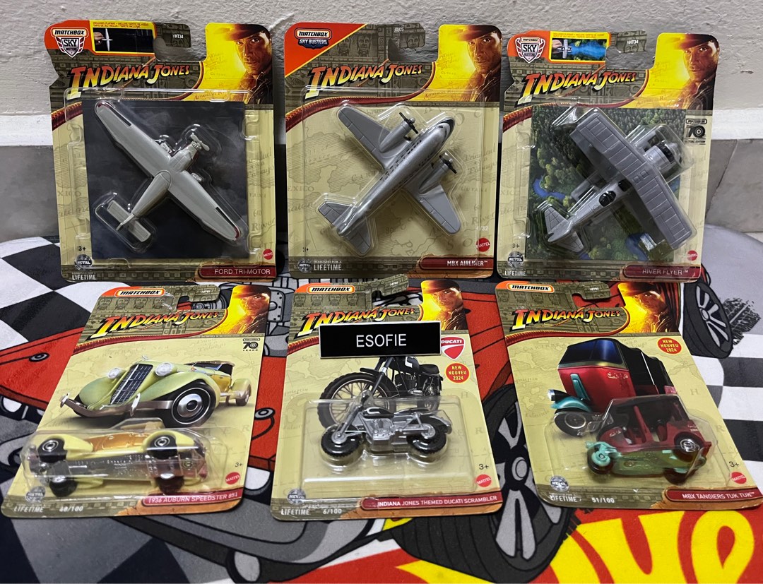 matchbox indiana jones Fullset, Hobbies & Toys, Toys & Games on Carousell
