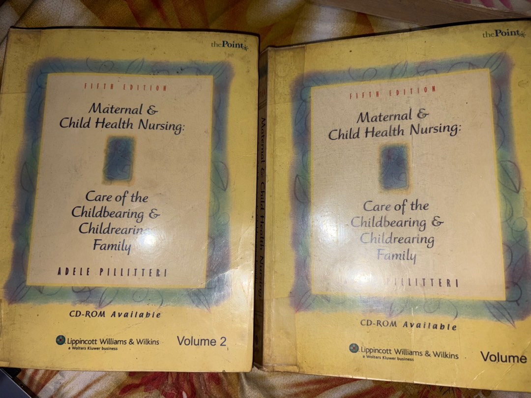 Maternal and Child Nursing by Adele Pillitteri 5th Edition Vol 1 & 2 ...
