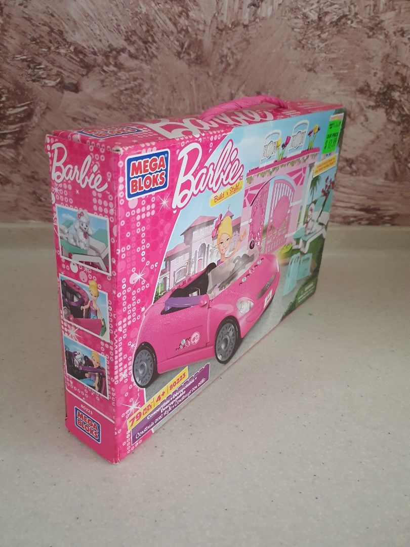 Megablocks Barbie Build and Style Convertible Mega Blocks, Hobbies ...