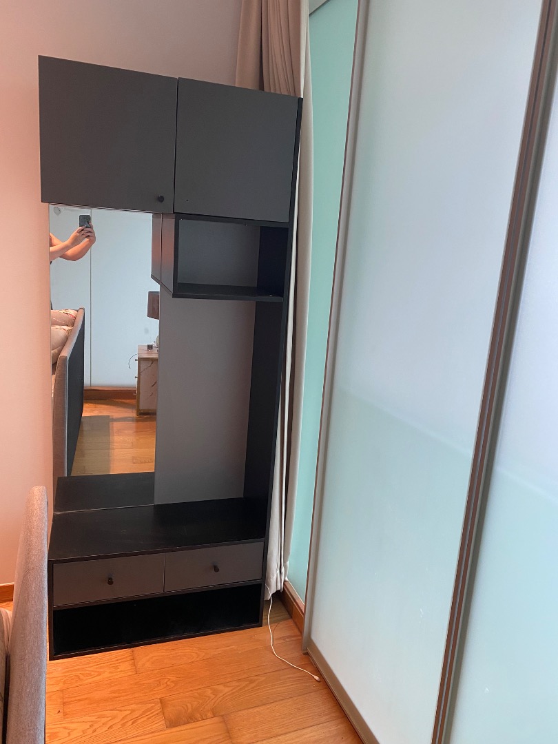 Mirror, vanity unit, Furniture & Home Living, Furniture, Shelves ...