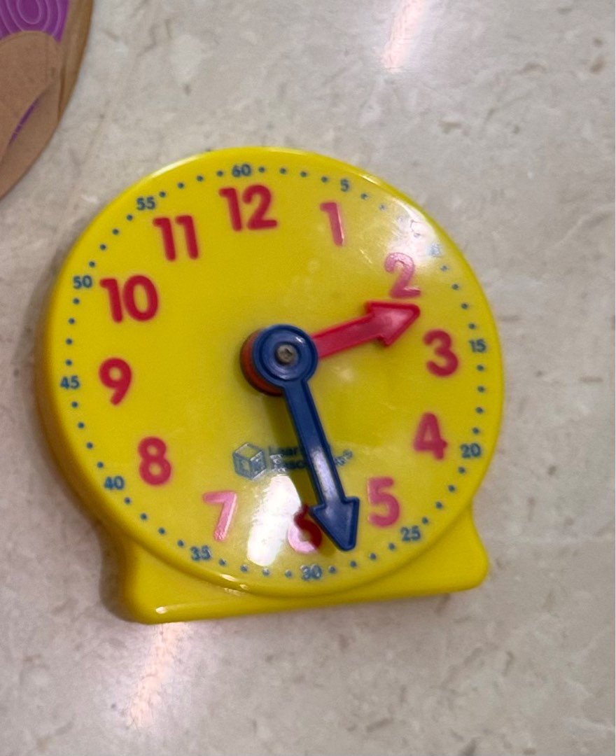 Montessori Learning Clock, Babies & Kids, Infant Playtime on Carousell